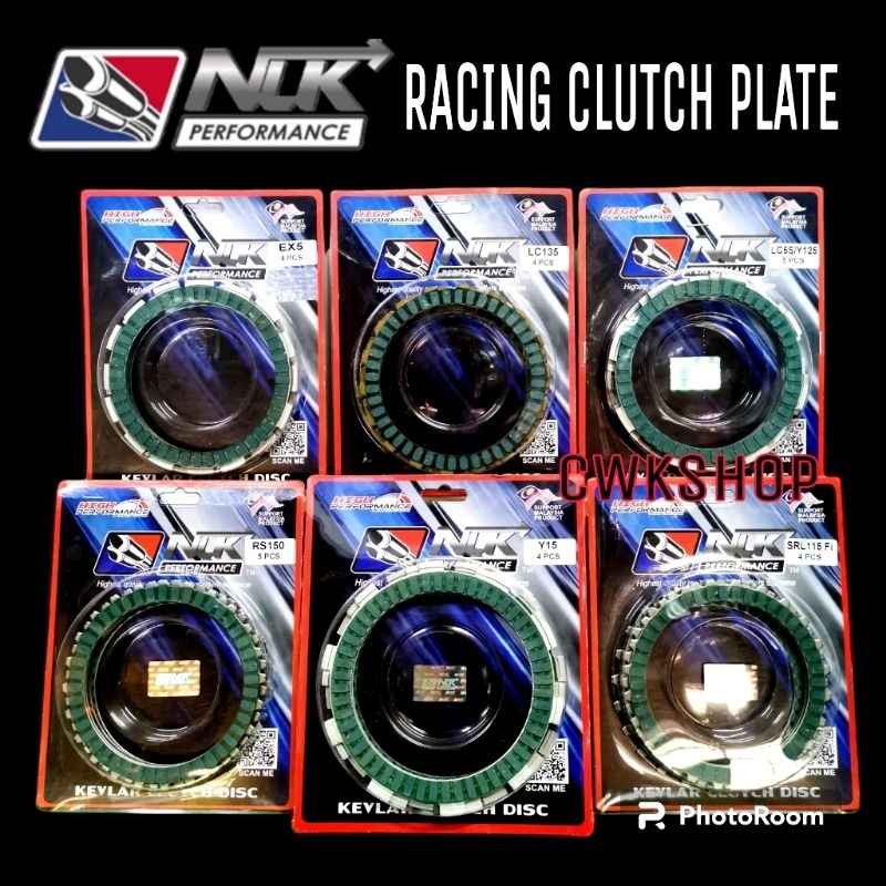 NLK PERFORMANCE RACING CLUTCH PLATE NEW GREEN & BLACK | Shopee Malaysia