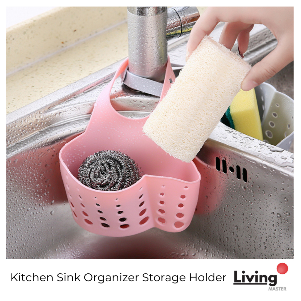 Kitchen Sink Organizer Storage Sponge Hanger Holder / Sink Hanger ...