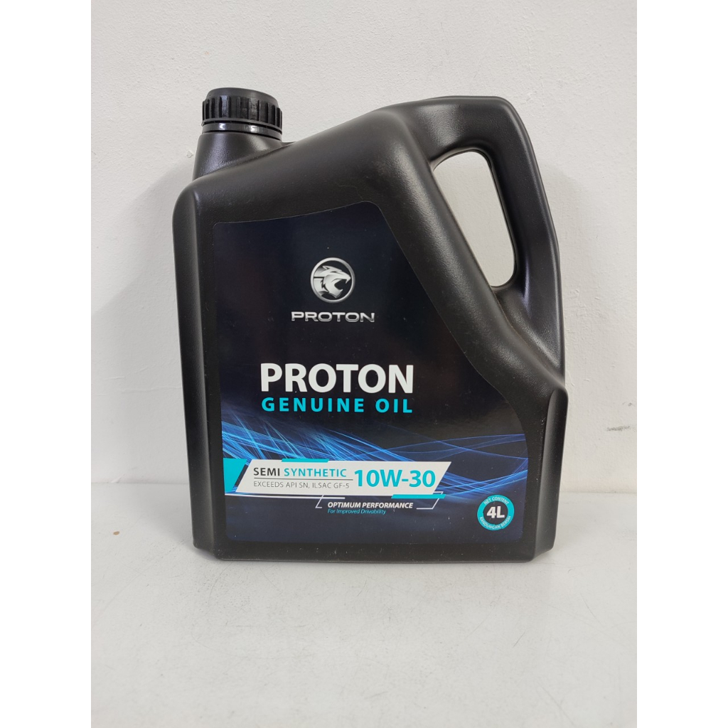 PROTON PETRONAS 10W30 ENGINE OIL SEMI SYNTHETIC 10W-30 ENGINE OIL 4L ...