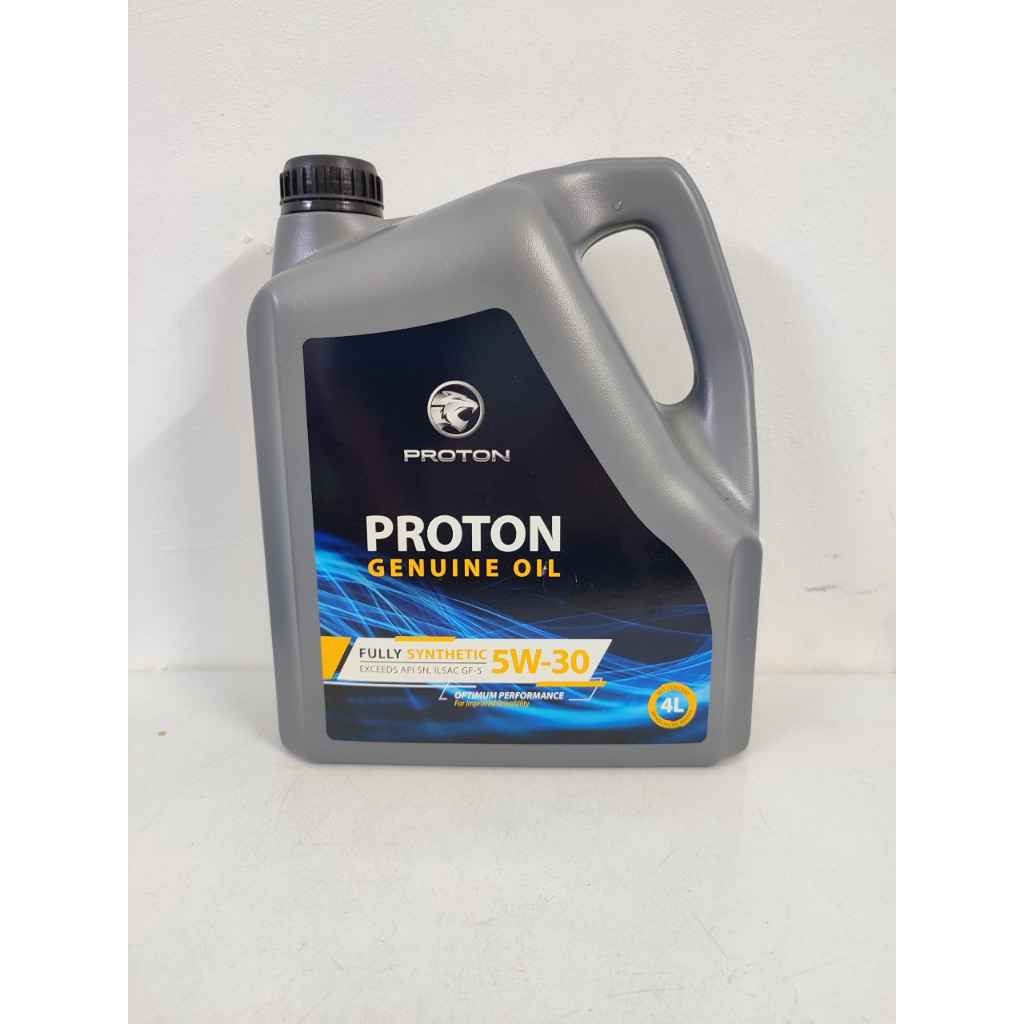 PROTON PETRONAS 5W30 ENGINE OIL FULLY SYNTHETIC 5W-30 ENGINE OIL 4L ...