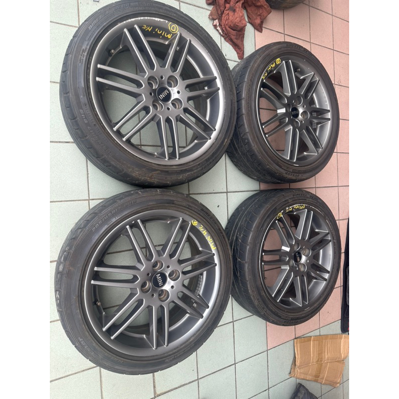 mini cooper s BBS original sport rim 17 inch pcd 100 4hole | Shopee ...