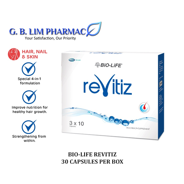 (EXP: 5-JUL-2025) Bio-Life REVITIZ 30 Capsules One Box | Shopee Malaysia
