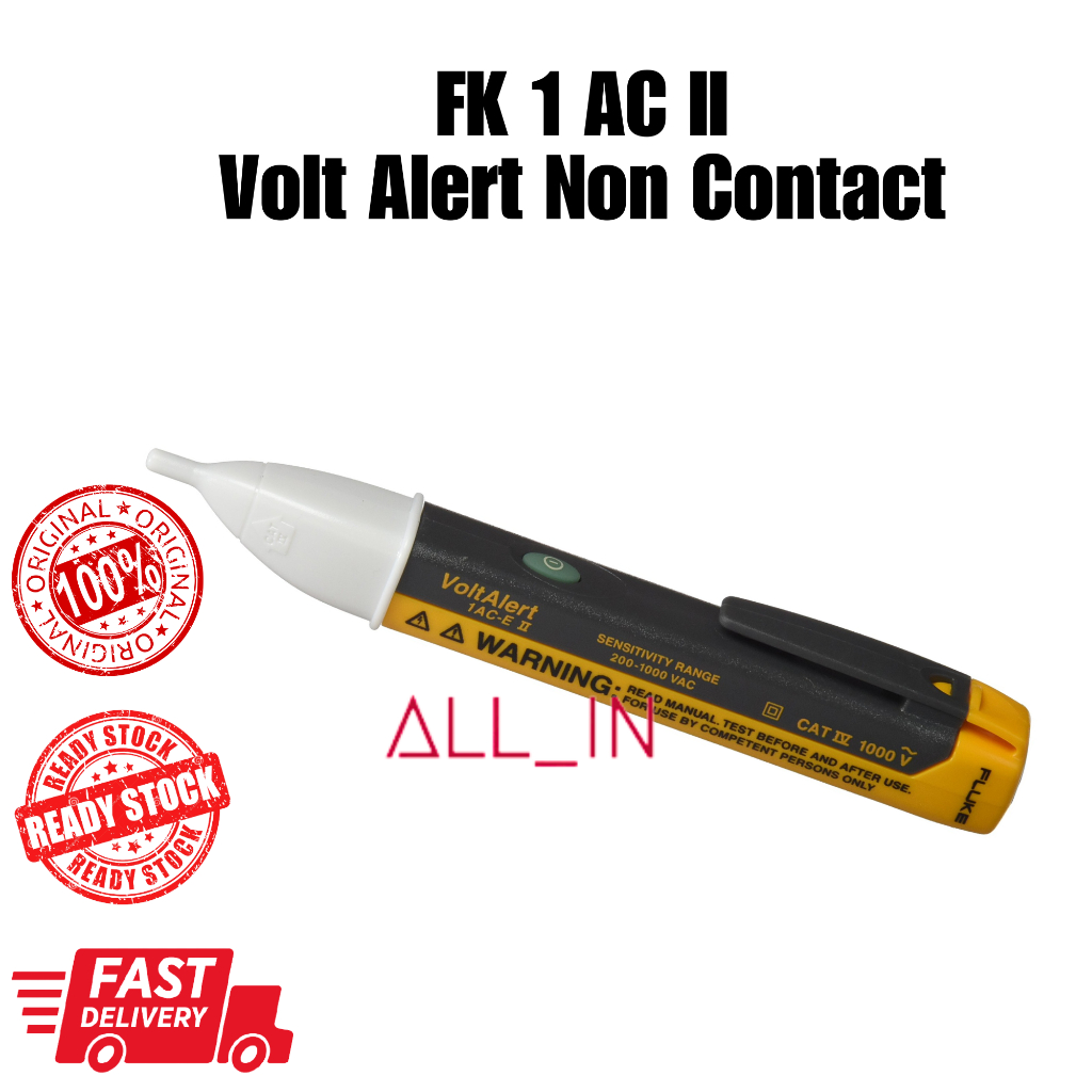 FLUKE Volt Alert 1AC II Non contact voltage Volt Alert Loose Packing ...
