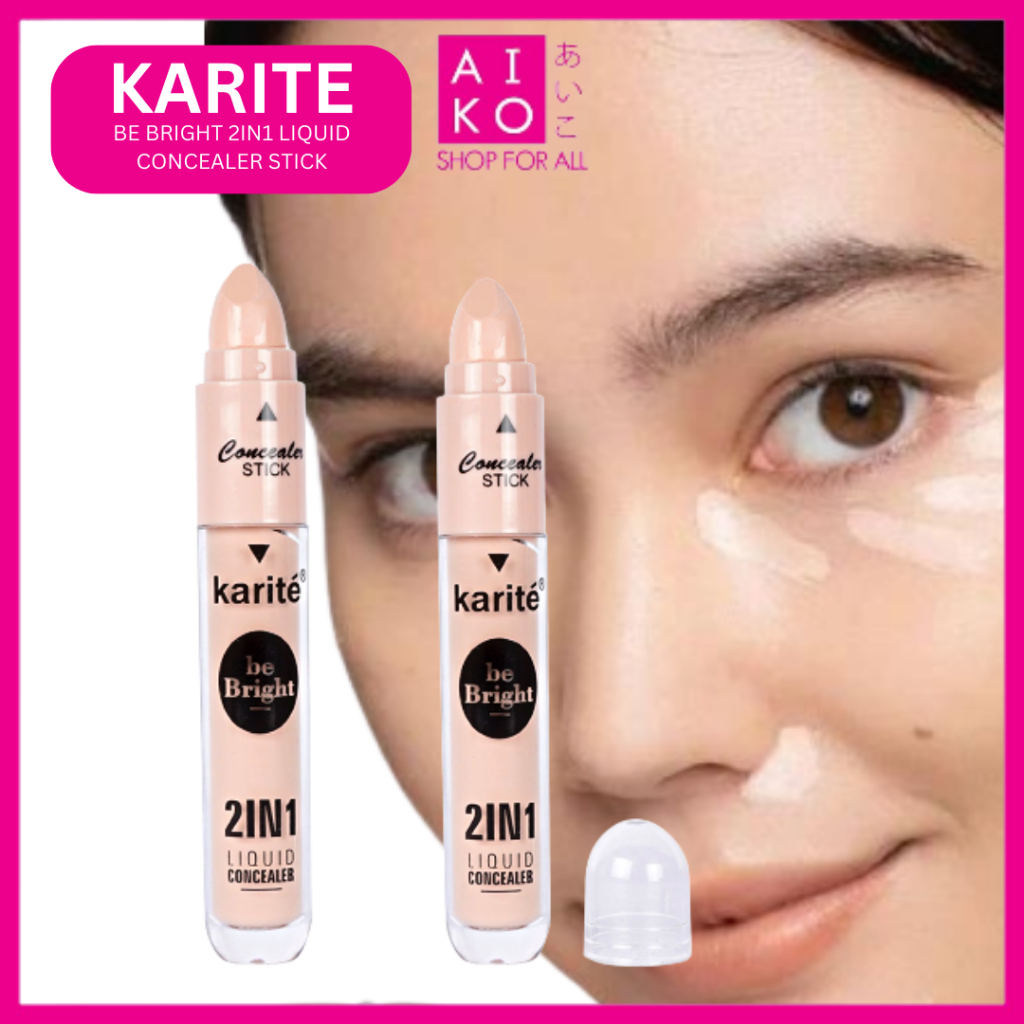 (AIKO) KARITE BE BRIGHT 2IN1 LIQUID CONCEALER STICK (58142) | Shopee ...
