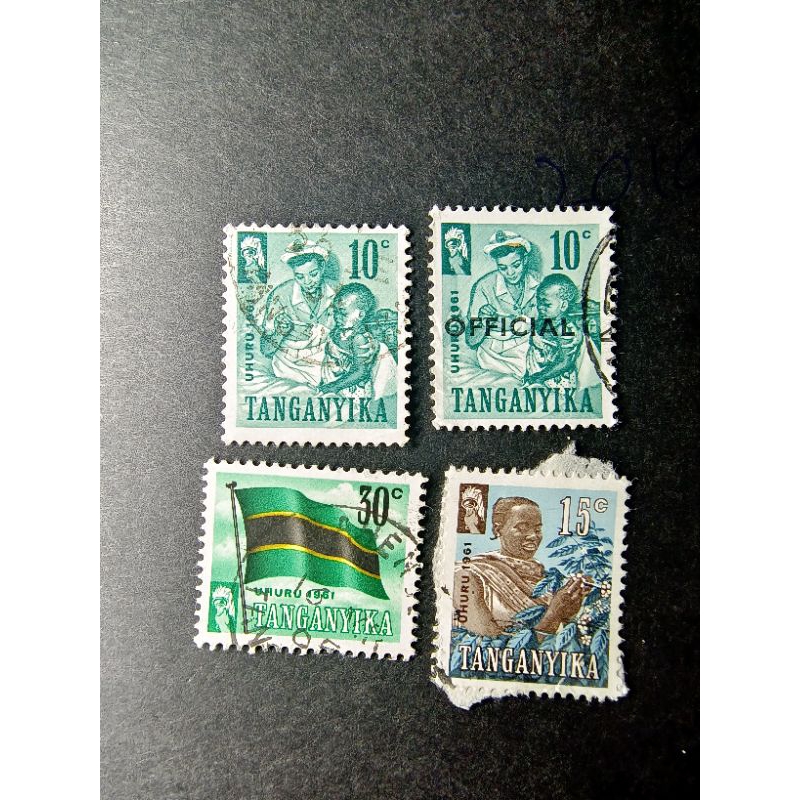 AC52 rare Tanganyika definitive stamps 4v used mixed | Shopee Malaysia