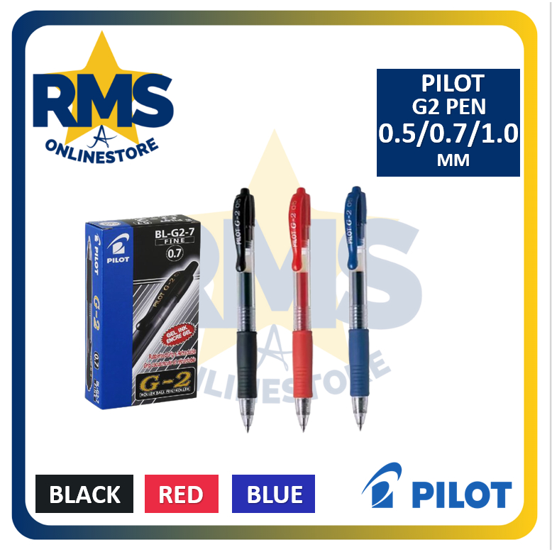 PILOT G2 Gel Pen / Refill 0.5mm / 0.7mm / 1.0mm | Shopee Malaysia