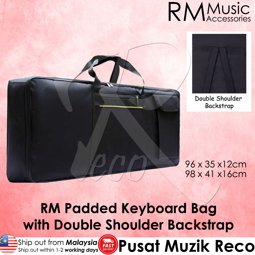 【CLEARANCE OFFER】 RM Basic Padded Keyboard Bag Double Shoulder Back ...