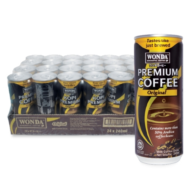 WONDA PREMIUM COFFEE ORIGINAL (24 x 240ml) | Shopee Malaysia