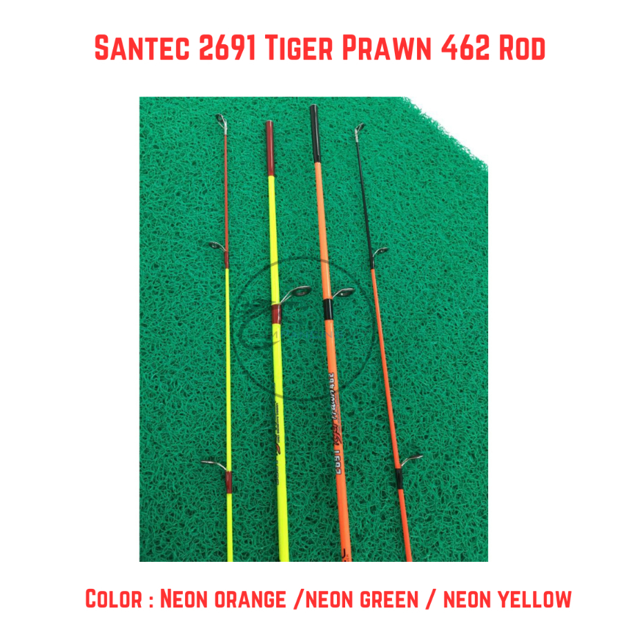 Santec Model 2691 Tiger Prawn 462 Fishing Prawn Rod Joran Pancing Udang ...