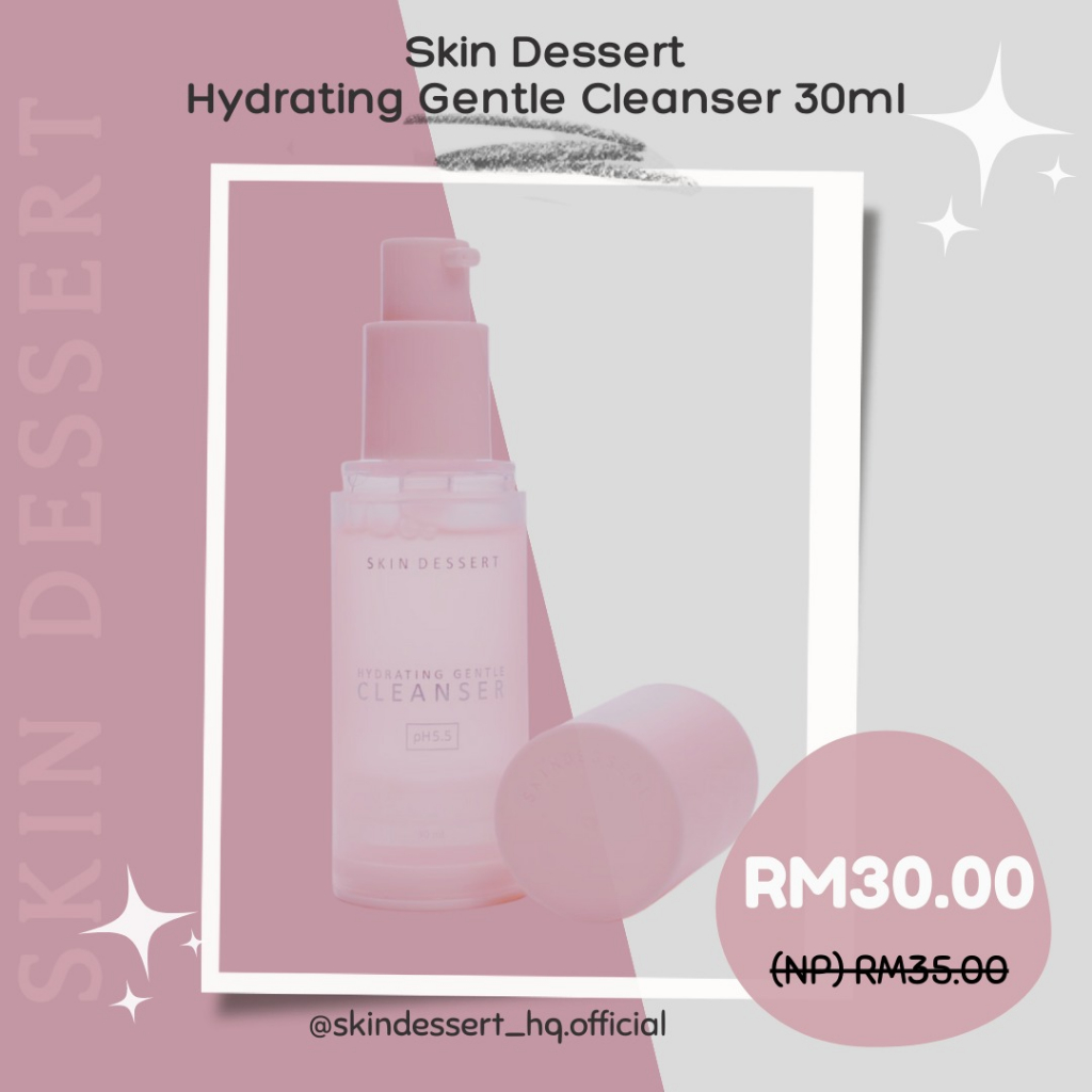 Skin Dessert Hydrating Gentle Cleanser - 30 ml | Shopee Malaysia