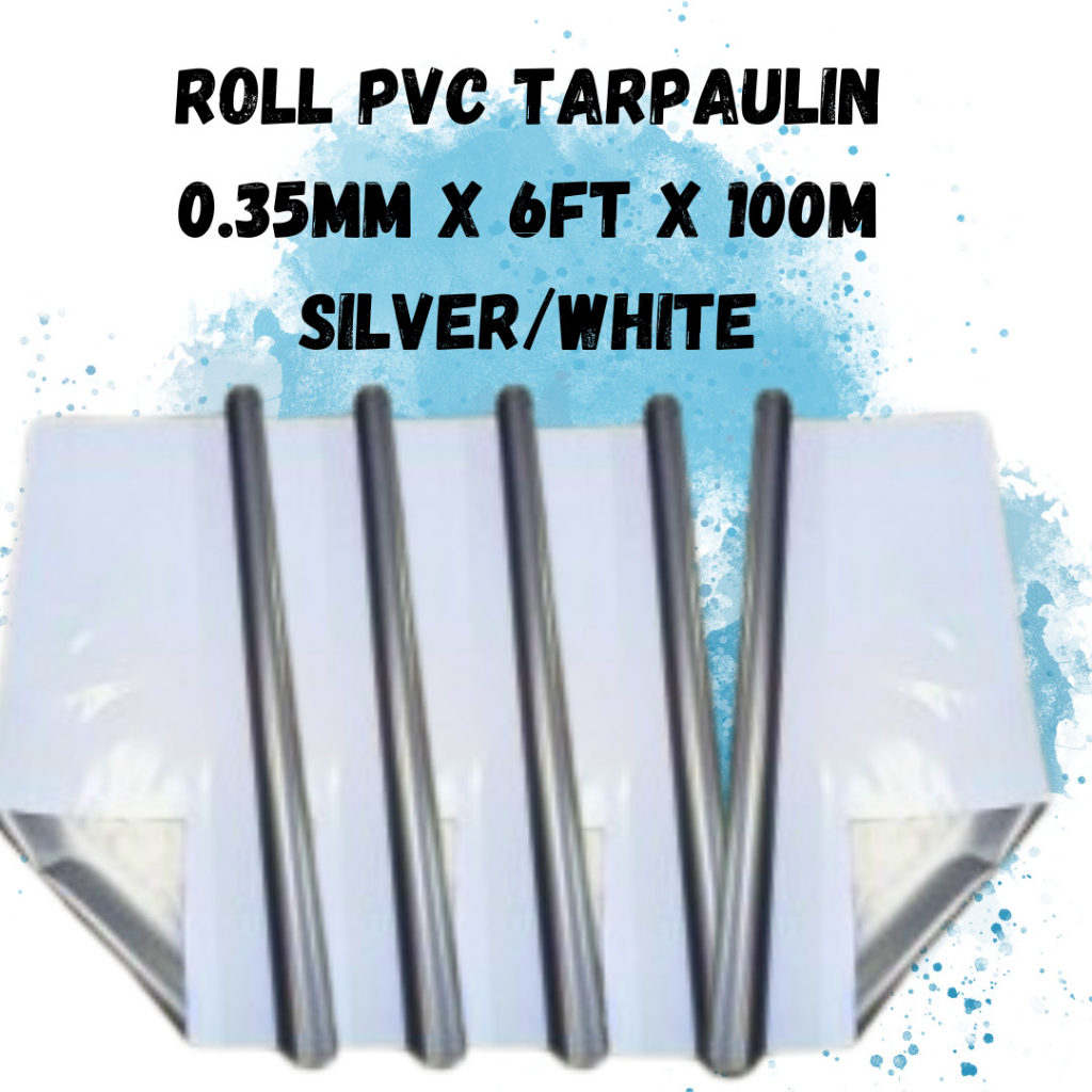 ROLL PVC TARPAULIN S/W SAIZ (LEBAR 6 KAKI X PANJANG 100M) | Shopee Malaysia