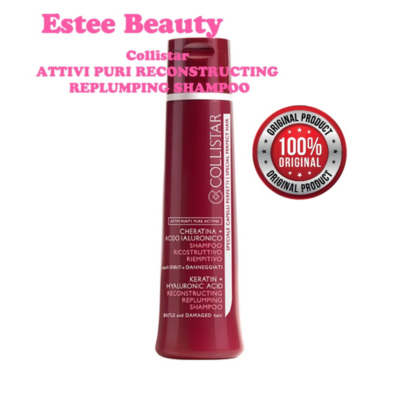 Collistar Shampoo ricostruttivo Filler – Line Active Pure Keratin ...