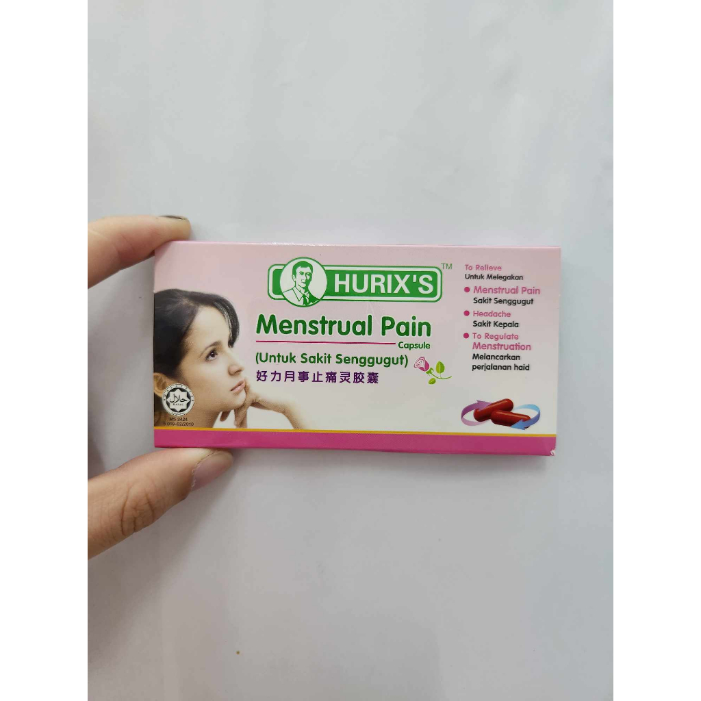 HURIX'S Menstrual Pain Capsule (9's) | Shopee Malaysia