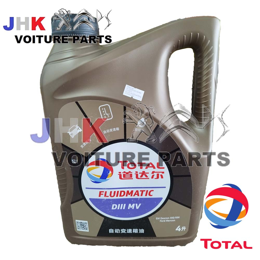 TOTAL DIII MV Semi-Synthetic ATF Gearbox Oil (AL4) 4L Peugeot 206 207 208 2008 307 308 406 407 ...