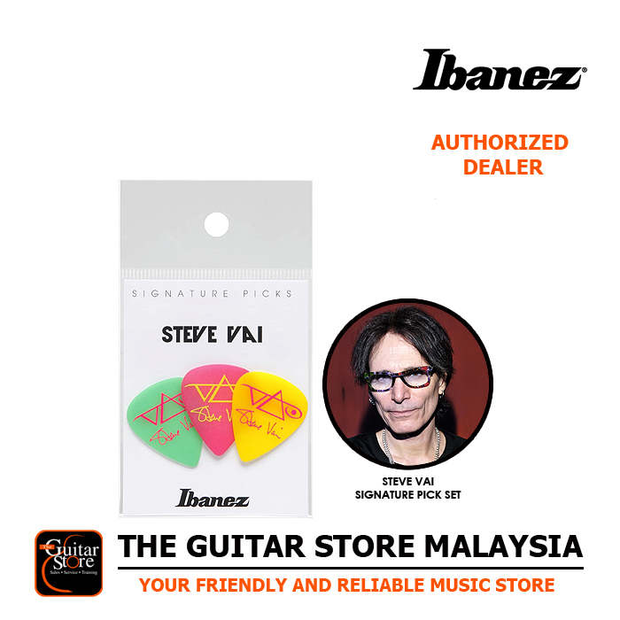 Ibanez B1000SVGPY Steve Vai Signature Guitar Picks Set 1.0mm - 3 Pcs ...