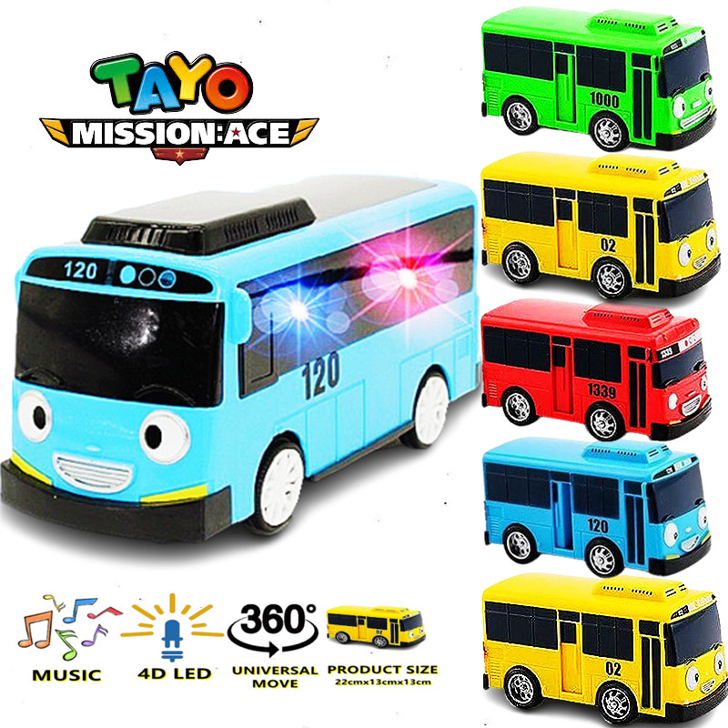 Tayo The Little Bus Bump & Go Characters with Lights & Music Prefect ...