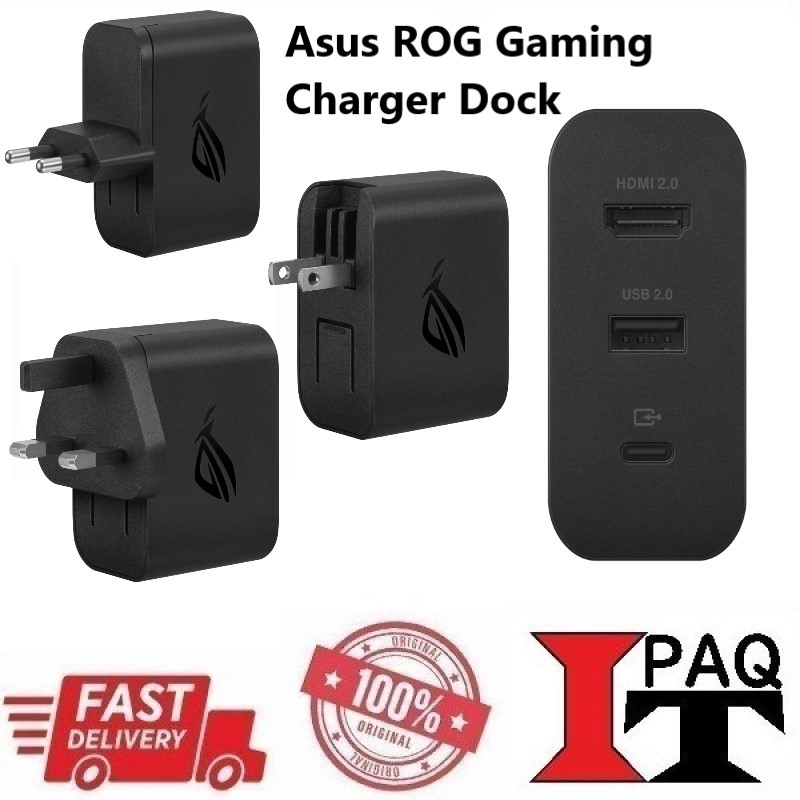 Asus ROG Gaming Charger Dock / ROG Ally 65W Gaming Charger Dock 3 Pins ...