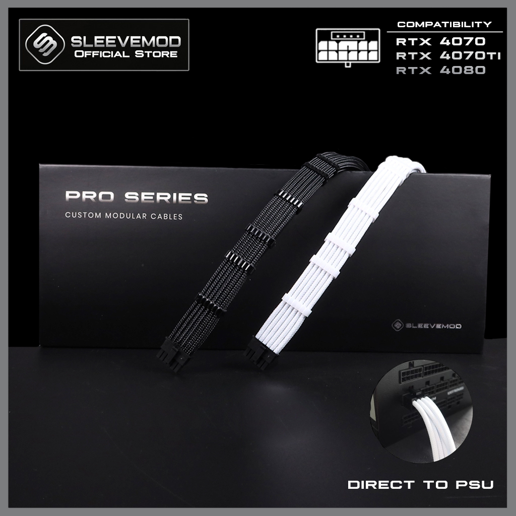 SLEEVEMOD Pro Series 12VHPWR Cable to triple 8 PIN | Nvidia 16 Pin ...