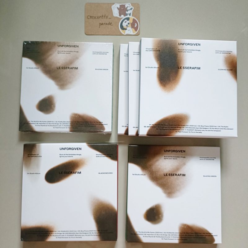 LE SSERAFIM UNFORGIVEN COMPACT VERSION UNSEALED ALBUM YUNJIN CHAEWON ...