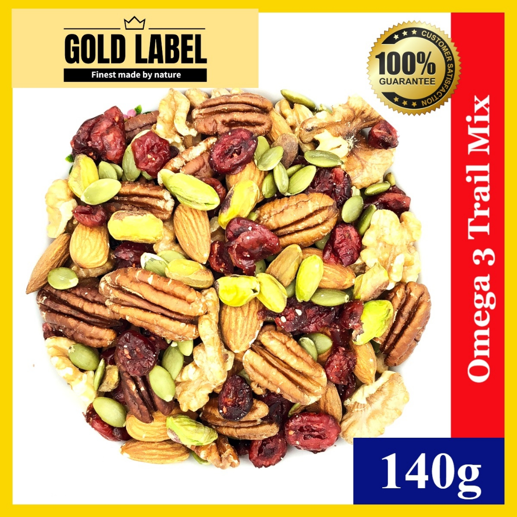 Gold Label Premium Natural Omega-3 Trail Mix 140g | Shopee Malaysia