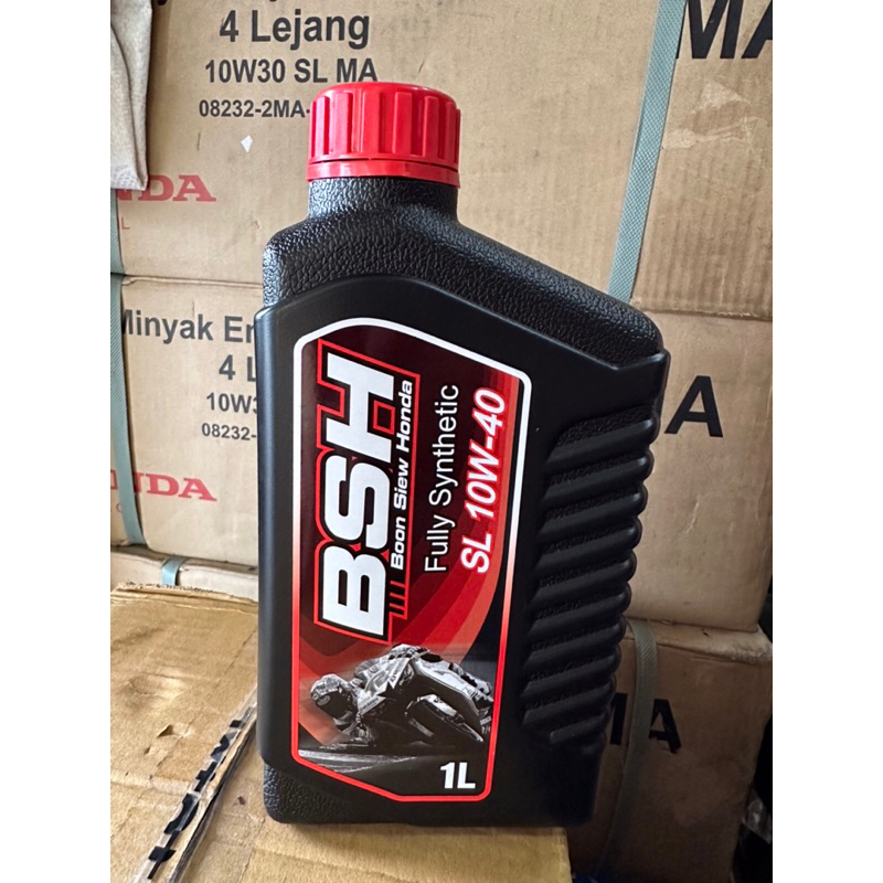 BSH HONDA BOON SIEW ENGINE OIL SL 10W40 FULLY SYNTHETIC | Shopee Malaysia