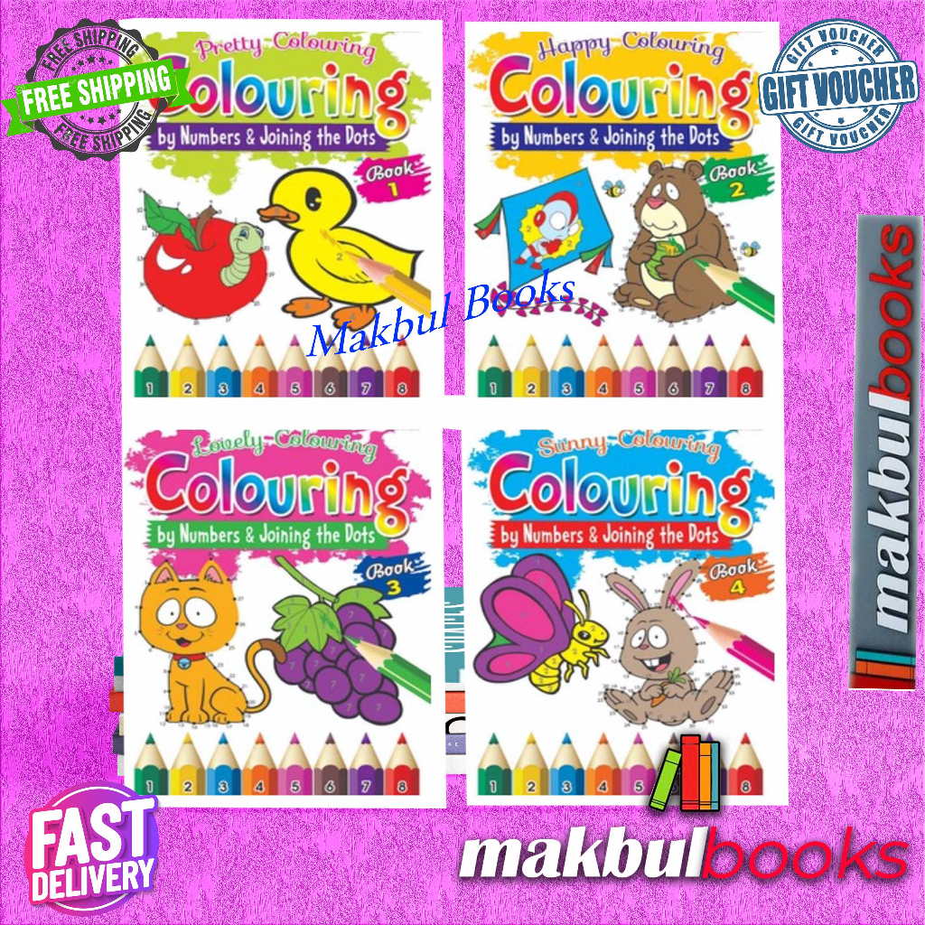 MIND TO MIND: COLOURING BOOK - COLOURING BY NUMBERS & JOINING THE DOTS ...