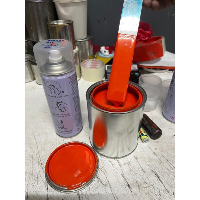 SPRAY TIN COLOUR Y15 / LC BATIK ORANGE | Shopee Malaysia