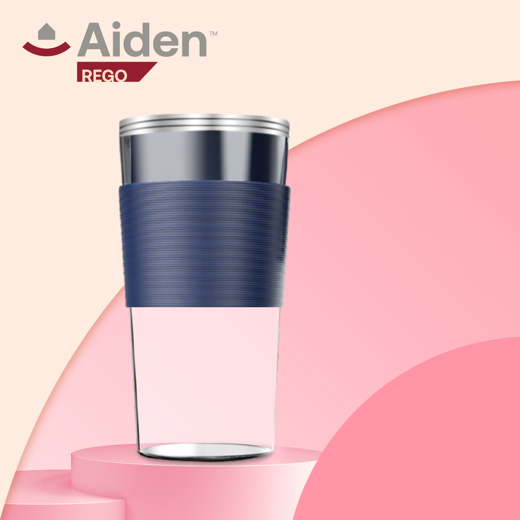 Aiden Rego Cup Shaped Glass Bottle(300 ml) | Shopee Malaysia