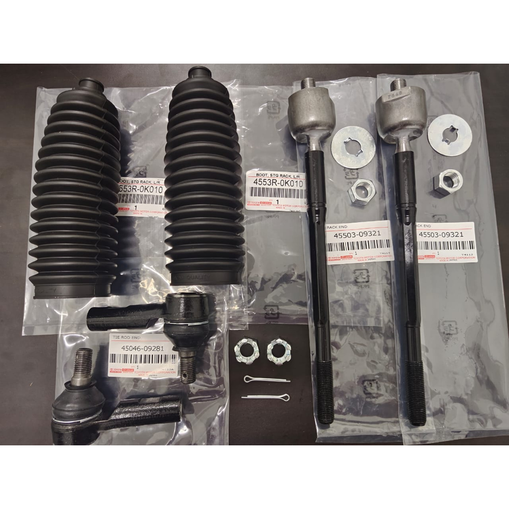 Toyota Hilux KUN25 (1 SET) Tie Rod End/Rack End/Steering Boot Cover ...