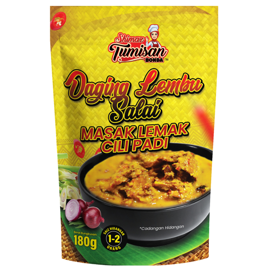 RTE Ready To Eat dan Sambal SHIMAZ TUMISAN BONDA. Dendeng, daging salai ...