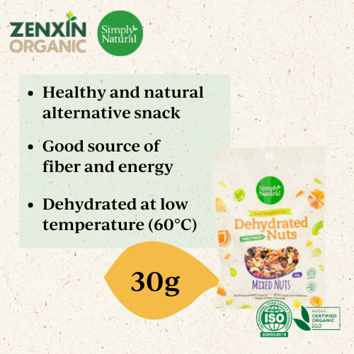 Simply Natural Dehydrated Mixed Nut 30g (DAILY PACK) | Shopee Malaysia