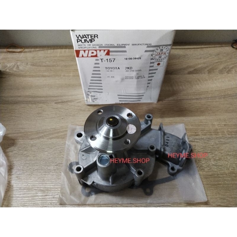 Toyota Hiace KDH200 KDH220 2KD Diesel Water Pump (NPW Japan)T-157 16100 ...