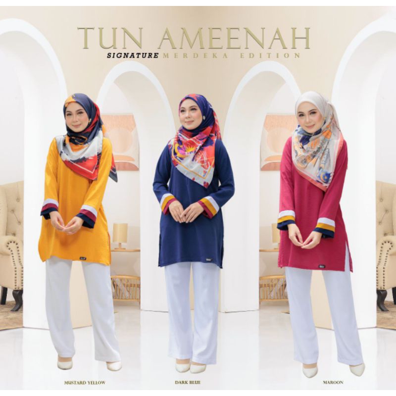 BLOUSE TUN AMEENAH MERDEKA EDITION | Shopee Malaysia