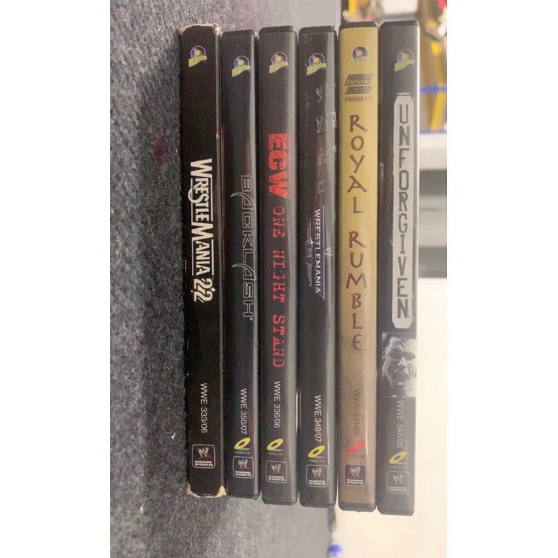 WWE VCD LOT SET Original | Shopee Malaysia