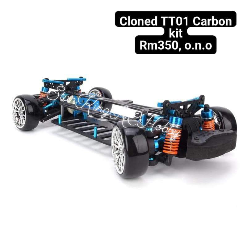 TT01 cloned Carbonfiber Alloys Prokit lookalike,tamiya klon tt01 carbon ...