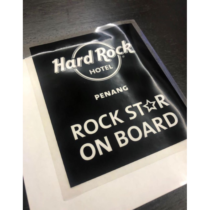 Genuine Hard Rock Hotel Penang Car Sticker | Shopee Malaysia