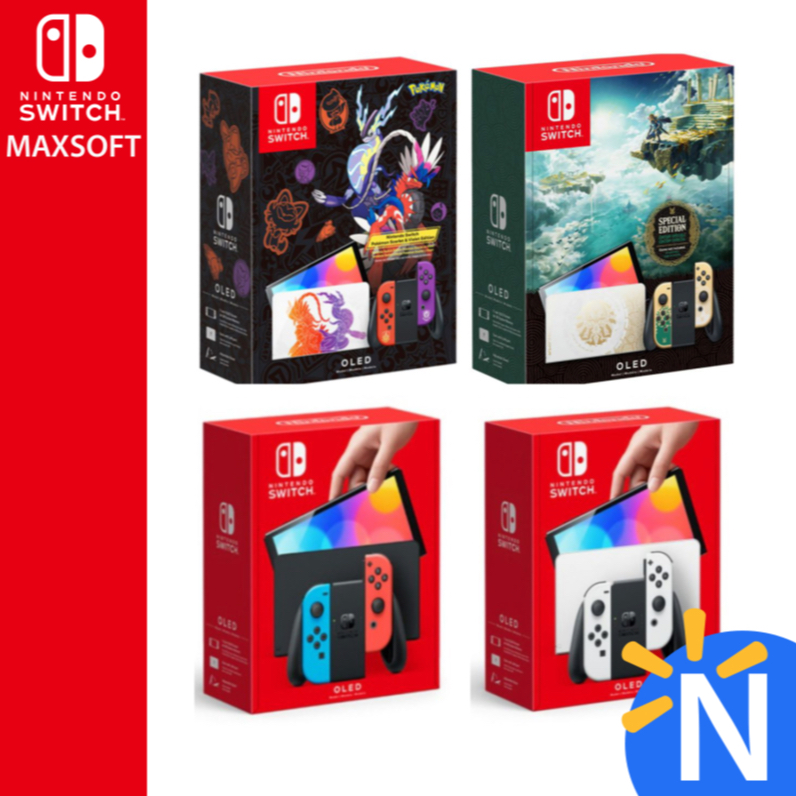 Nintendo Switch OLED Version (Maxsoft 1 YEAR WARRANTY) | Shopee Malaysia