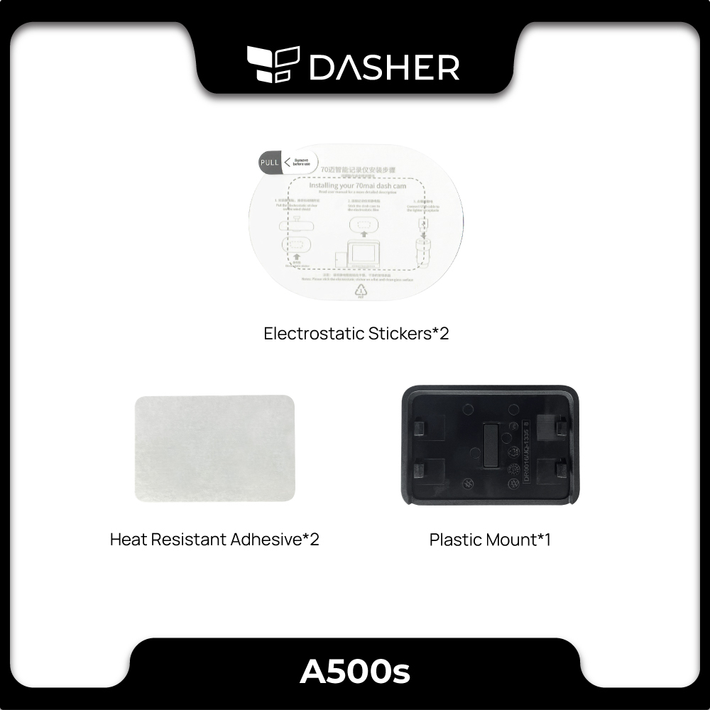 70mai Dashcam Electrostatic Sticker | Electrostatic Film Heat Resistant ...