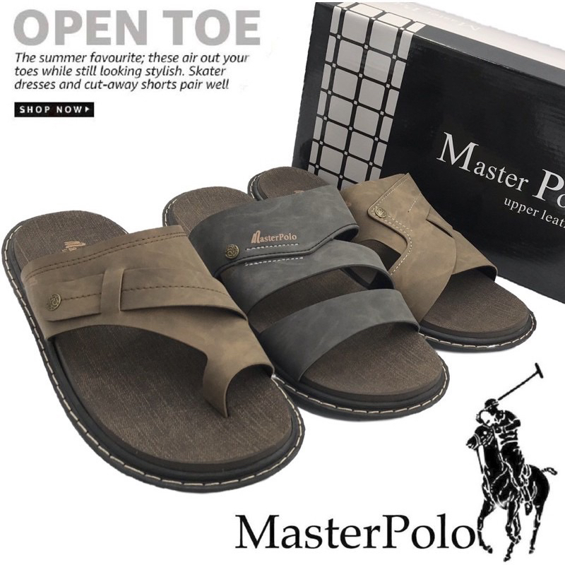 Master Polo Men Comfort Sandals Selipar Polo Tapak Berjahit Lasak ...