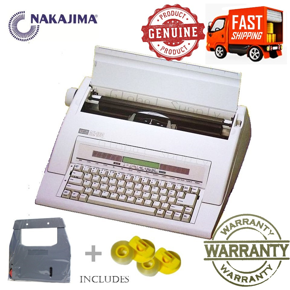 [NEW] Electronic Typewriter NAKAJIMA AX-160 AX-150 Mesin Taip ...