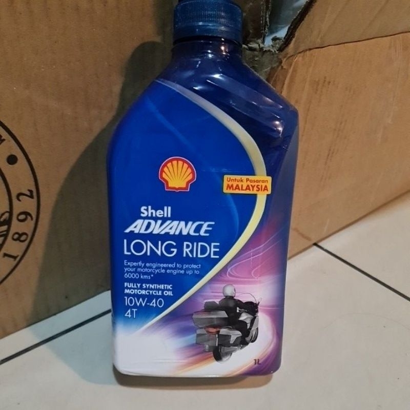 Shell Advance Long Ride 10W40 1L 4T Fully Synthetic 4T | Shopee Malaysia