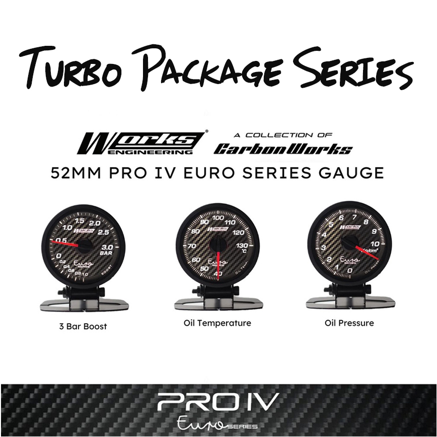 Meter WORKS Pro IV Gauge EURO Series (52mm) - Works Engineering ...