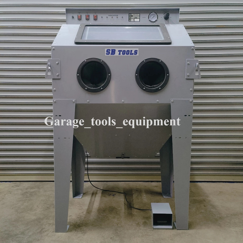 SB Tools 350L Industrial Sand Blasting Cabinet Machine With Extraction ...