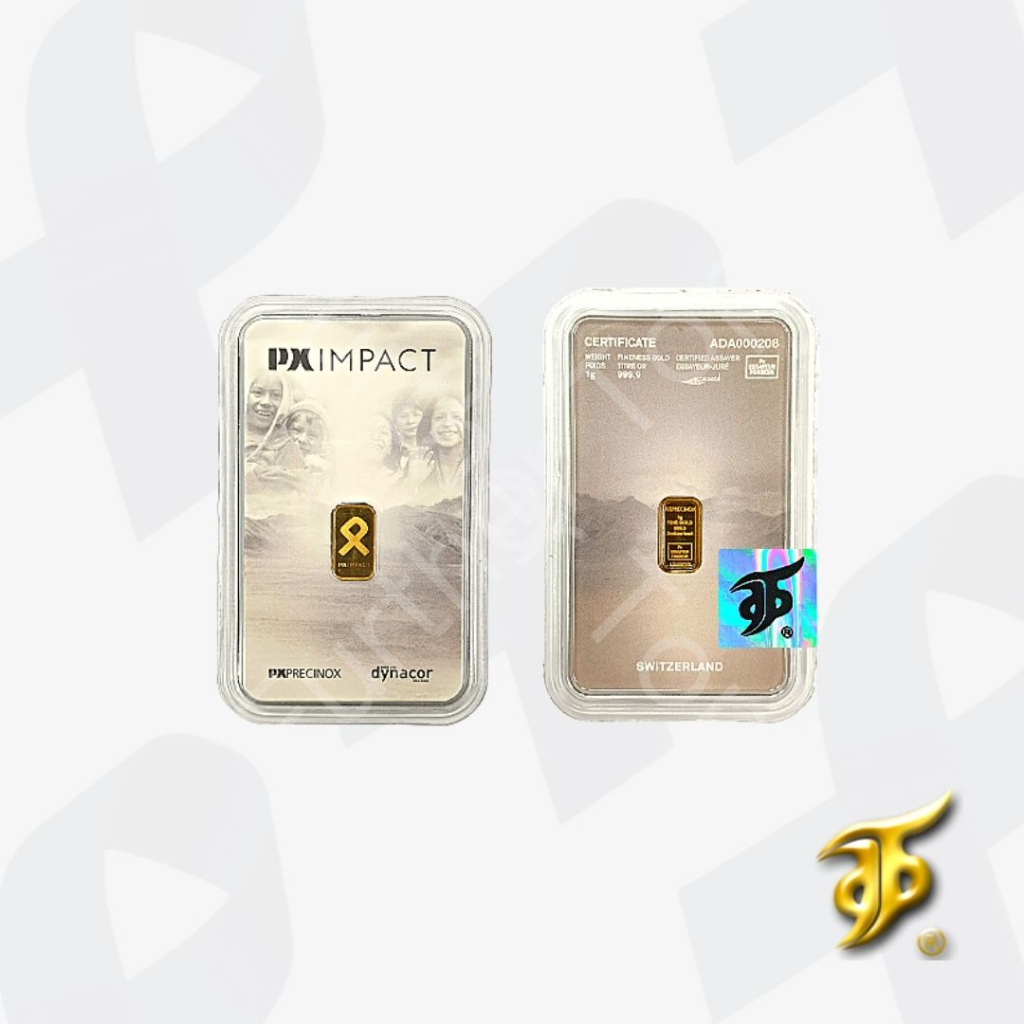 Gold Bar ( 1g ) 999.9 PX Swiss LBMA - IMPACT【Emas｜足金牌｜小金条】 | Shopee ...