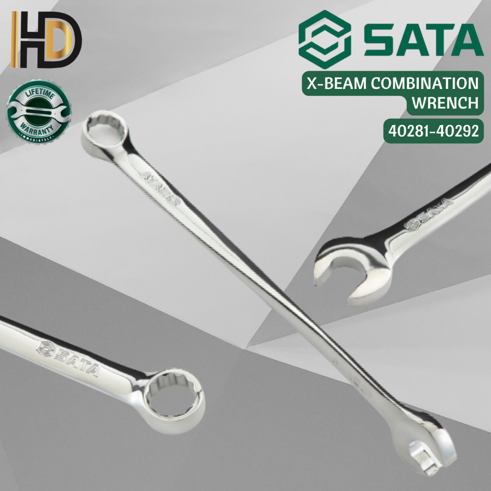 SATA X Beam Combination Wrench / SATA X Beam Series Spanner / SATA ...
