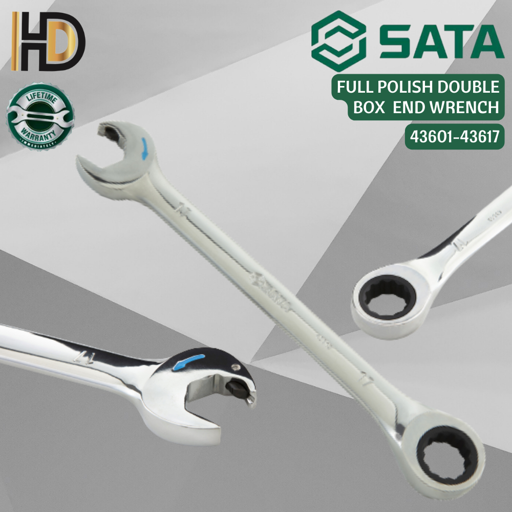 SATA Full Polish Double Ratcheting Wrench / SATA Double Ratcheting ...