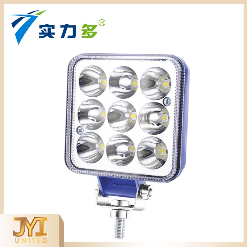 SHILIDUO LED Flood Light 4" 9 LENS Square White 12V-36V SD-3415 SD3415 ...