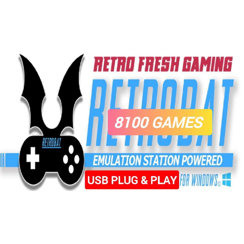 Super RETROBAT 8100 Games Emulators PSP, NES, SNES, GB, GBC, ARCADE ...