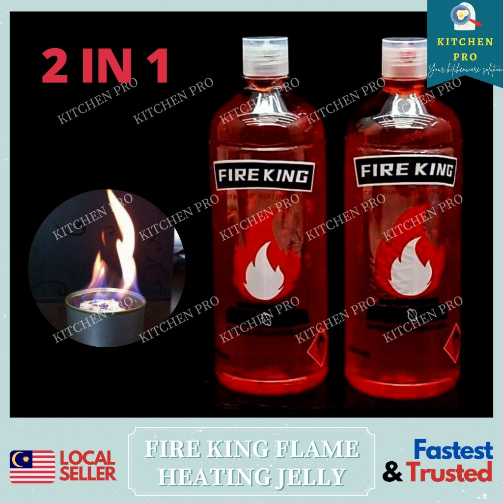 𝐊𝐈𝐓𝐂𝐇𝐄𝐍 𝐏𝐑𝐎 | 2 IN 1 Fire King Catering Thermo Heating Jelly Gel 1L ...