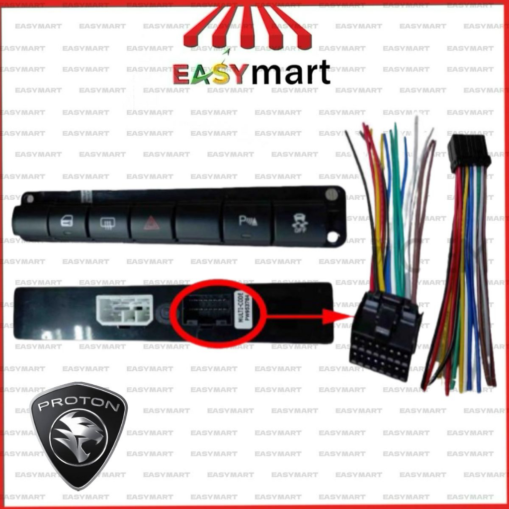SKT-511 SOCKET SWITCH CENTER 7 WIRE 16 WIRE WAJA OLD WAJA CAMPRO NEW ...